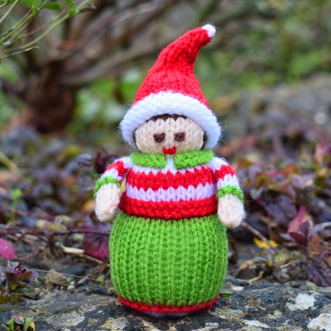 Christmas Elf Doll - Knitting Pattern - Handmade Gift - Christmas ...