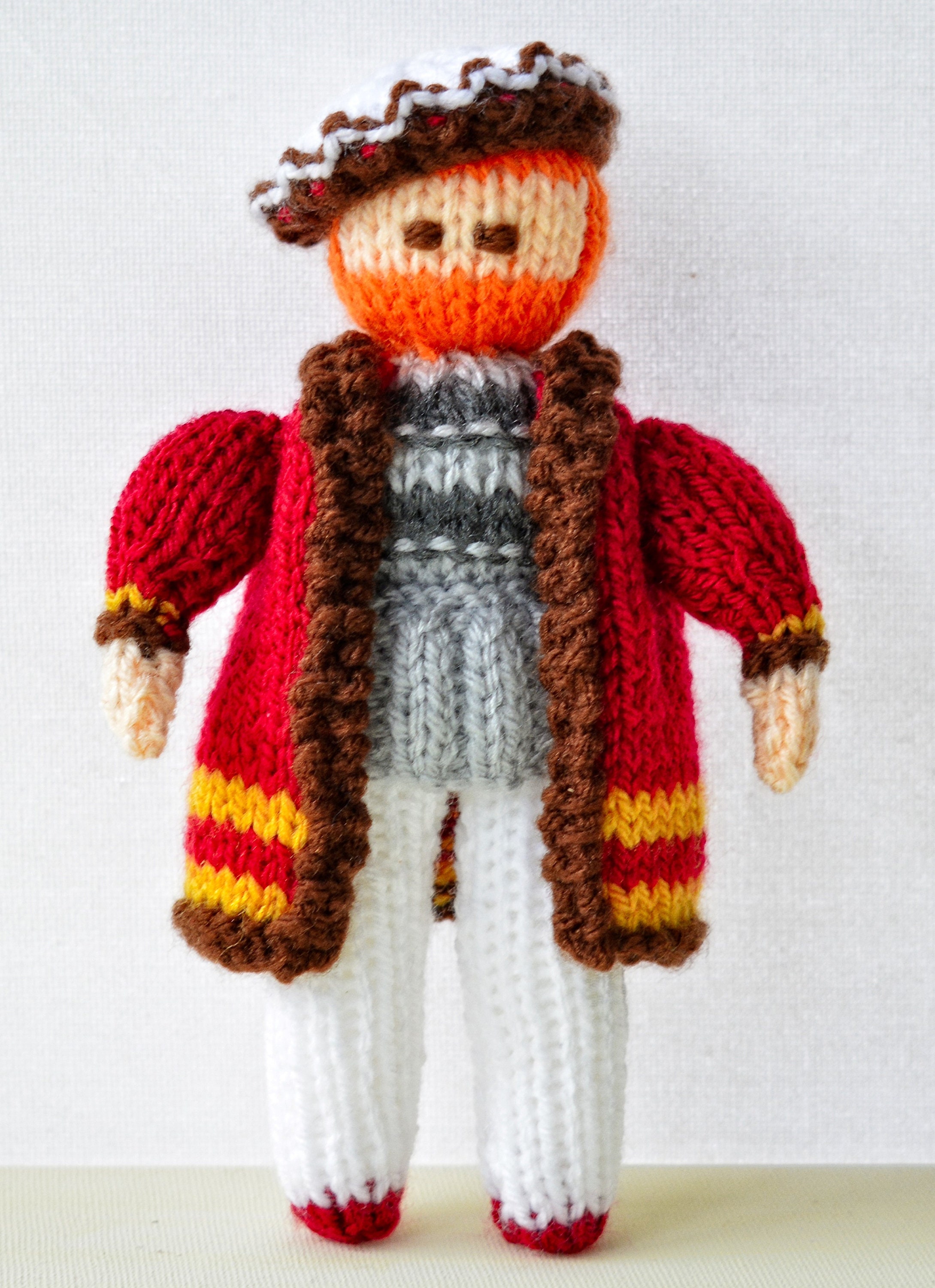 King Henry VIII Doll Knitting Pattern Knitted Doll Tudor - Etsy UK