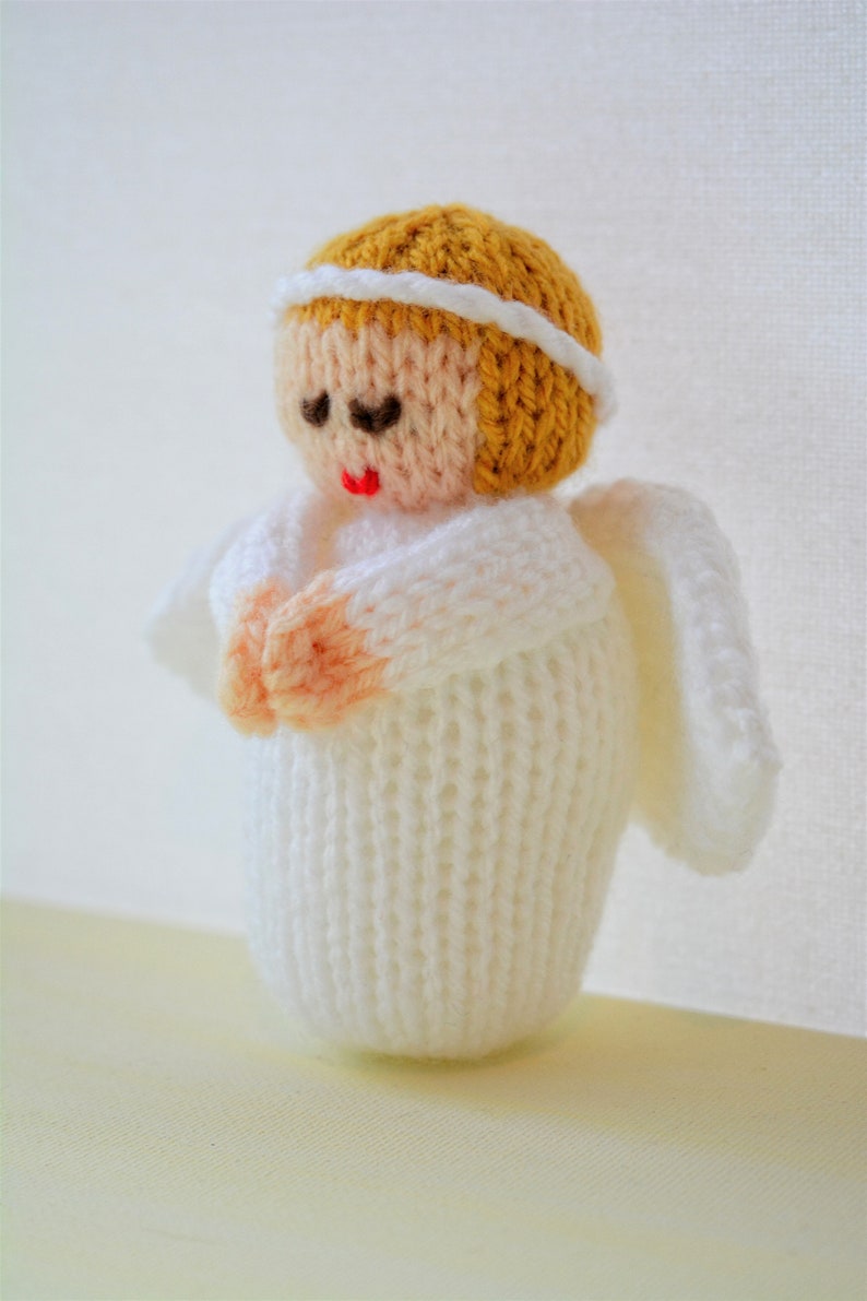 Christmas Angel Doll Knitting Pattern Knitted Angel Doll - Etsy