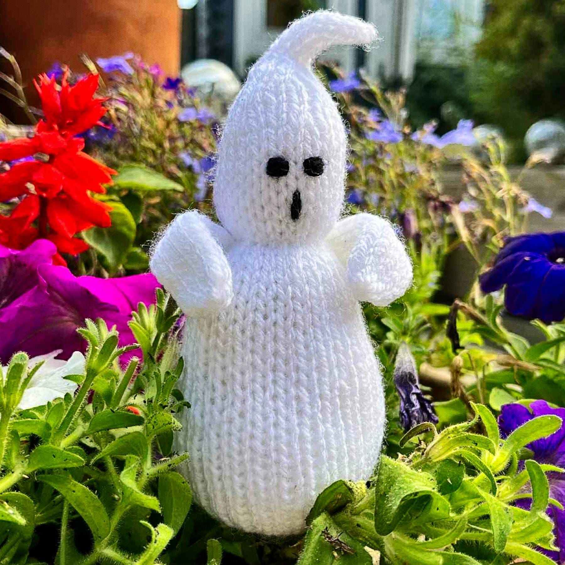 Halloween Ghost Doll Knitting Pattern: Knitted Toys (digital Download ...