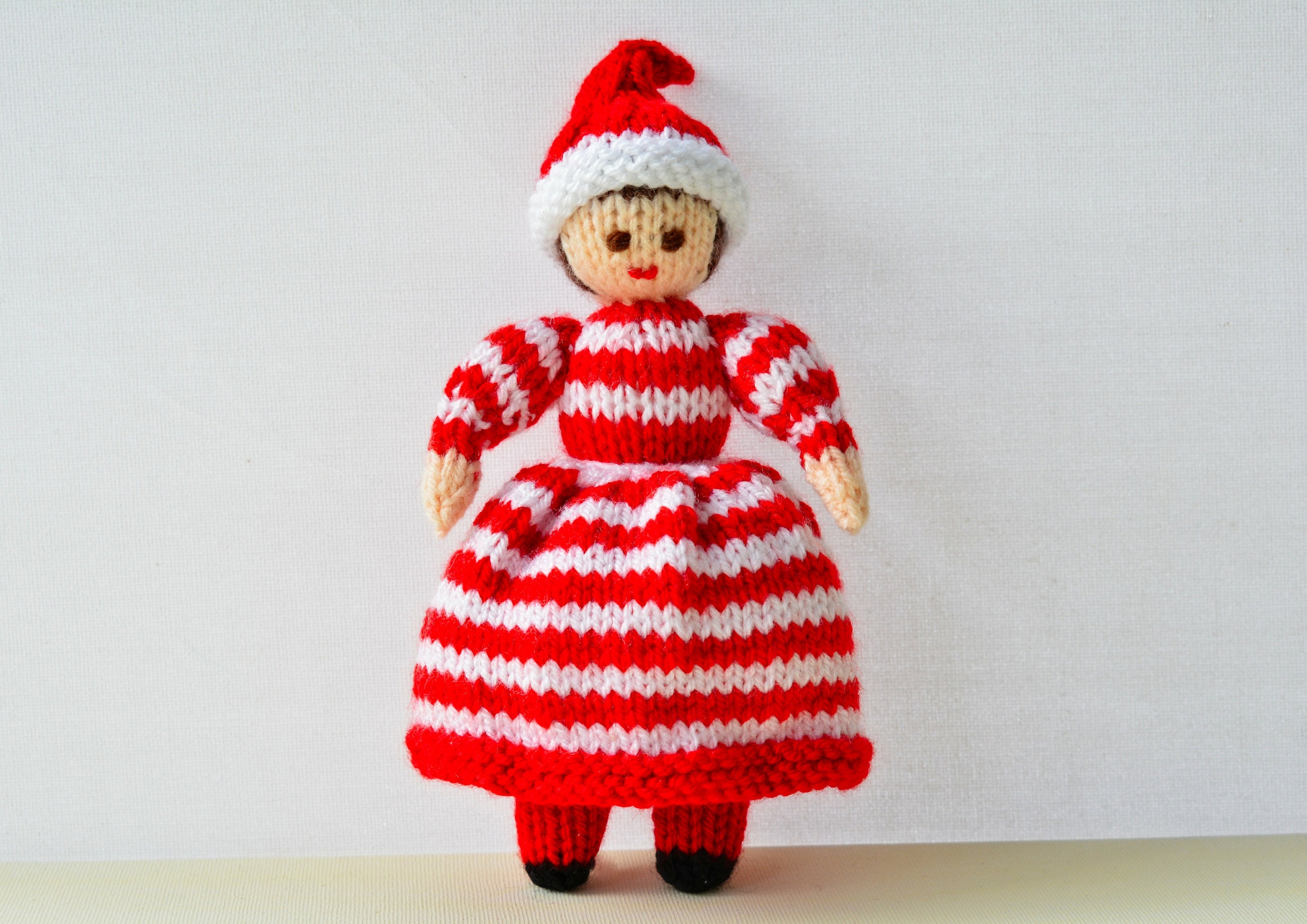 Christmas Elf Doll Knitting Pattern Knitting Pattern Knitted - Etsy UK