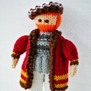 King Henry VIII Doll Knitting Pattern: Tudor Costume (PDF Pattern) - Etsy
