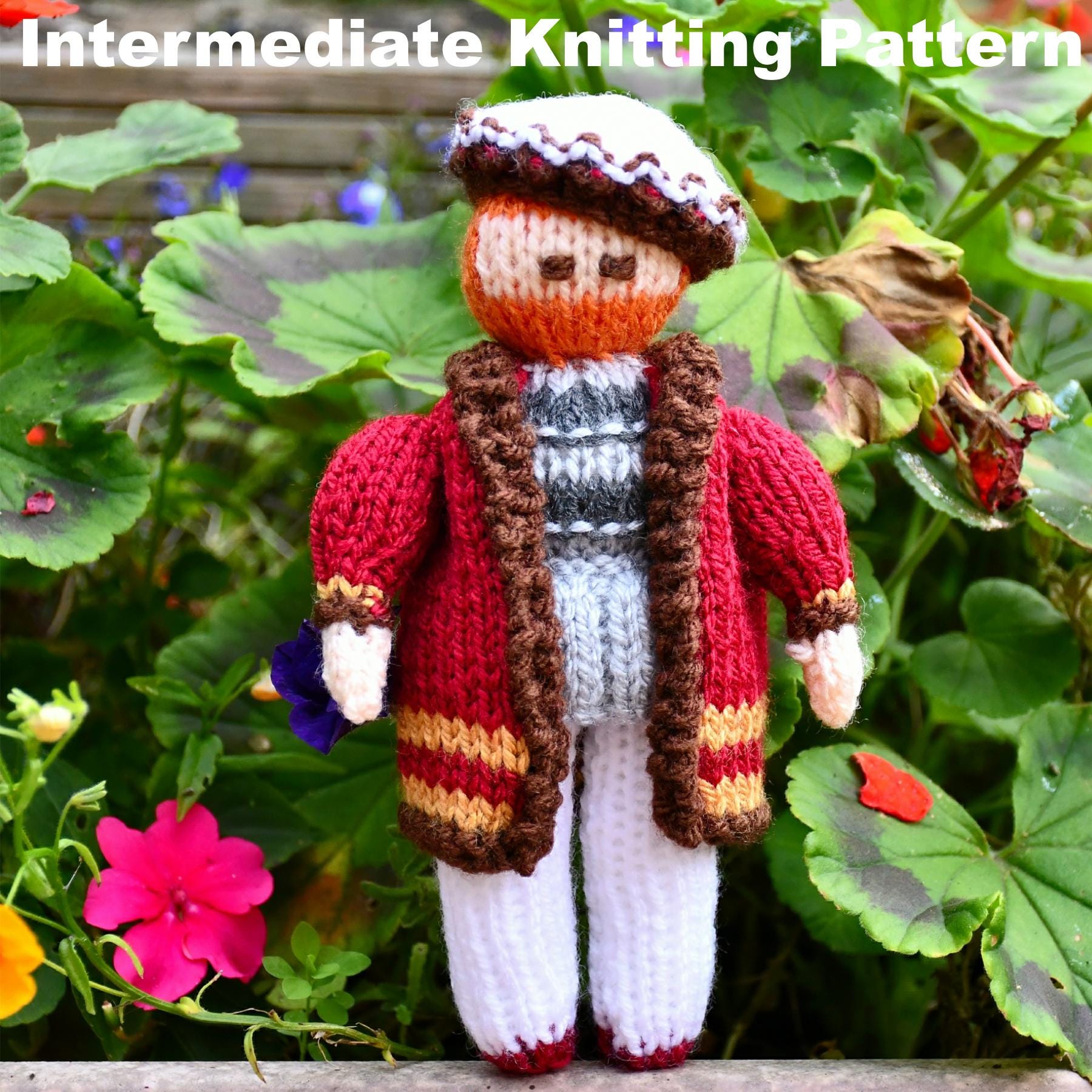 King Henry VIII Doll Knitting Pattern: Knitted Toys (digital Download ...