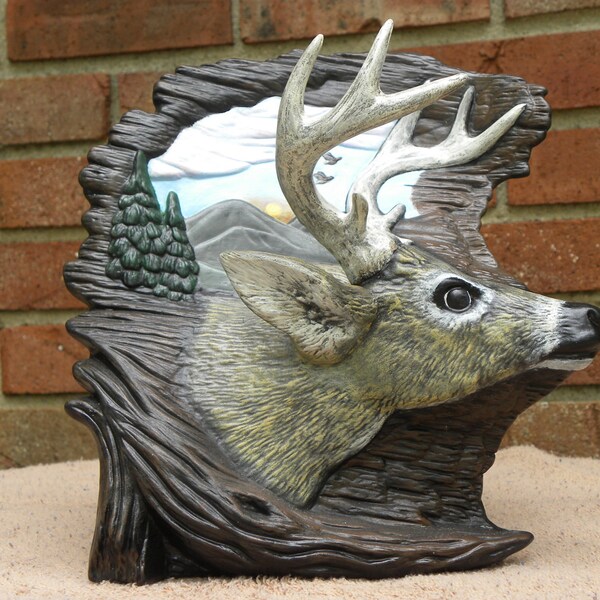 Ceramic Deer Head - Etsy