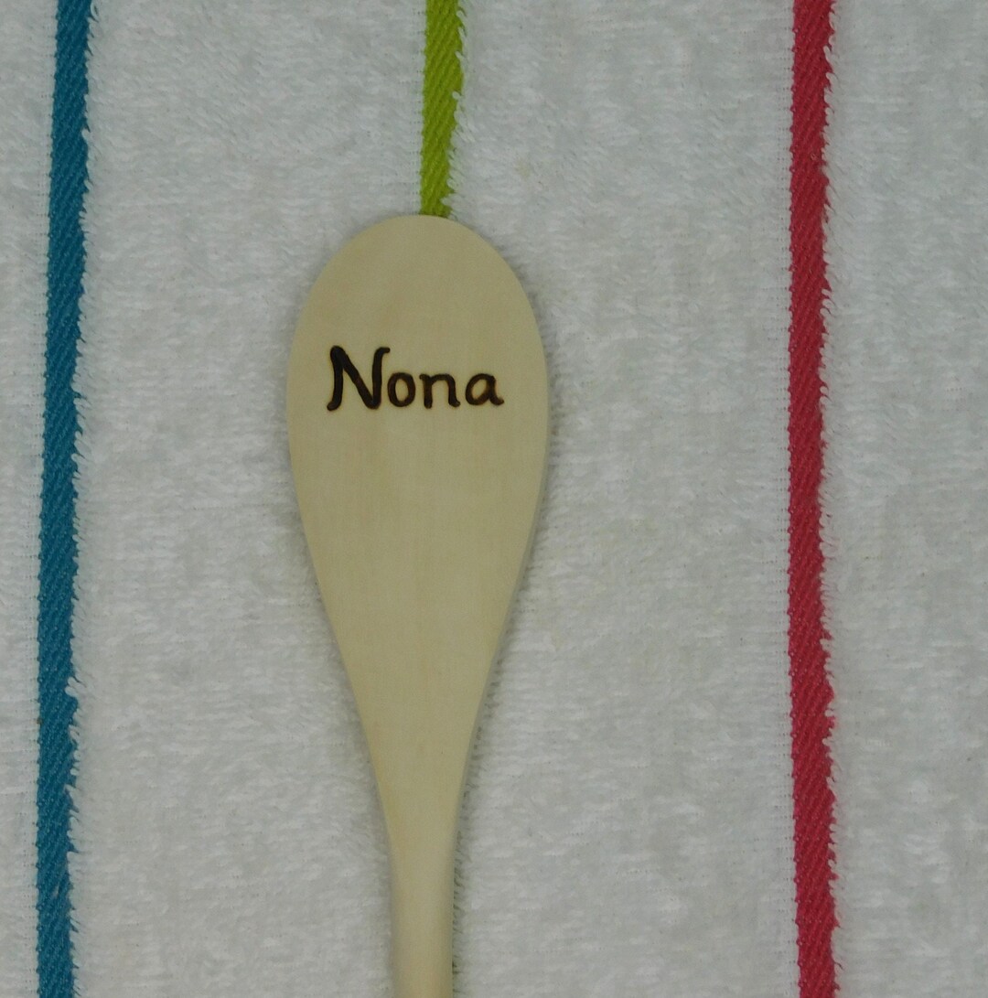 Wood Spoon Name Personalized Cooking Utensil Custom Engraved - Etsy