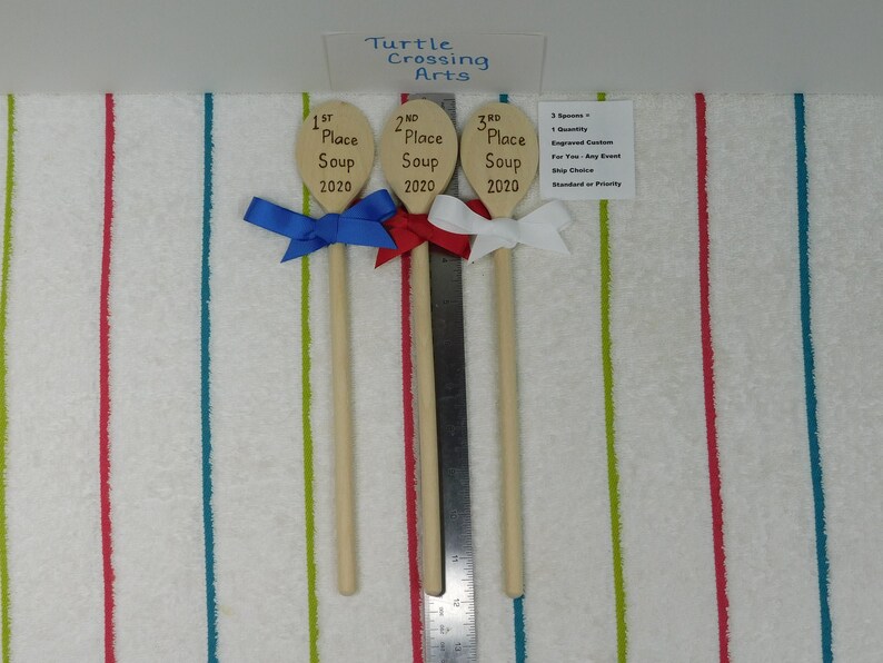 Soup Prize Wooden Spoon Soup Award Soup Cook Off Trophy | Etsy