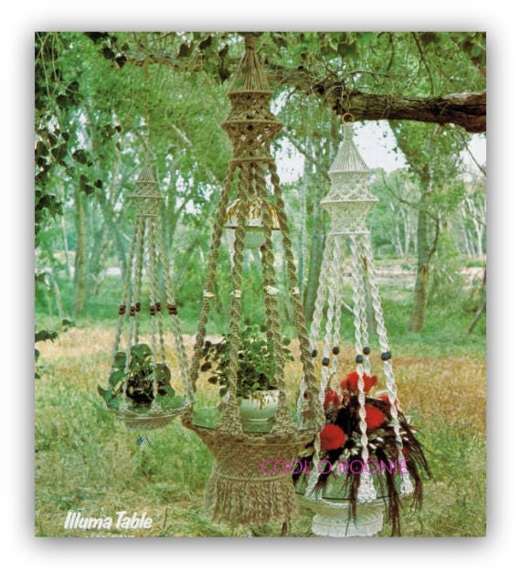 Macrame Hanging Table Pattern Home Decor Macrame Patio - Etsy