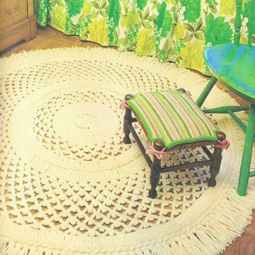 Vintage Crochet Pattern PDF Round Doily Instant Download - Etsy