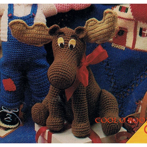 PDF CROCHET PATTERN Moose Wayne - Etsy