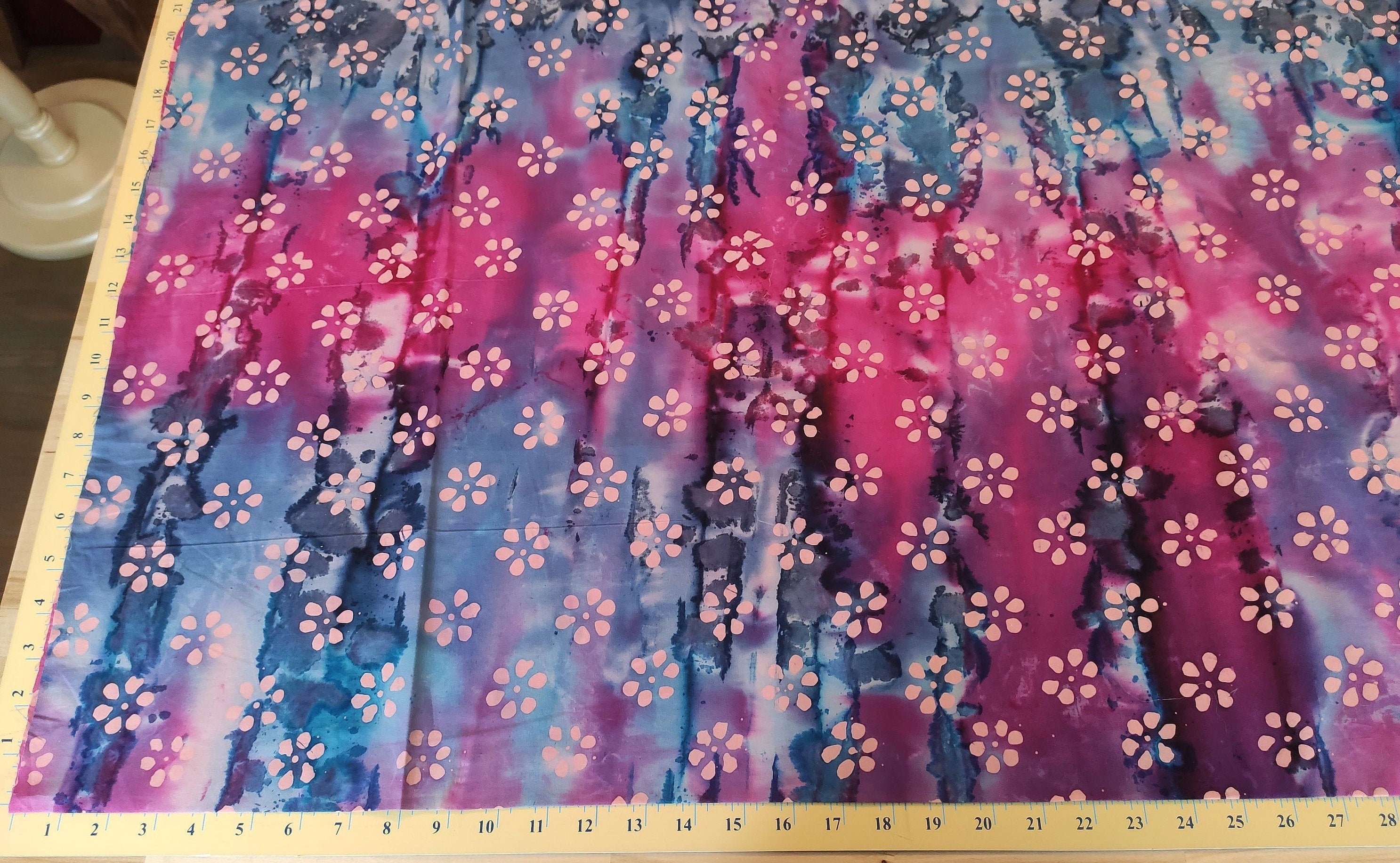 Batik 4 100% Cotton Hand Dyed Fabric by the Yard | Etsy