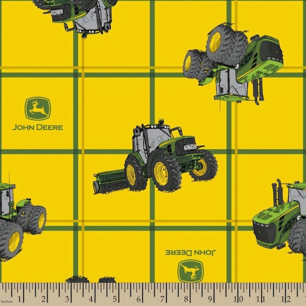 John Deere Fabric by the Yard - Etsy