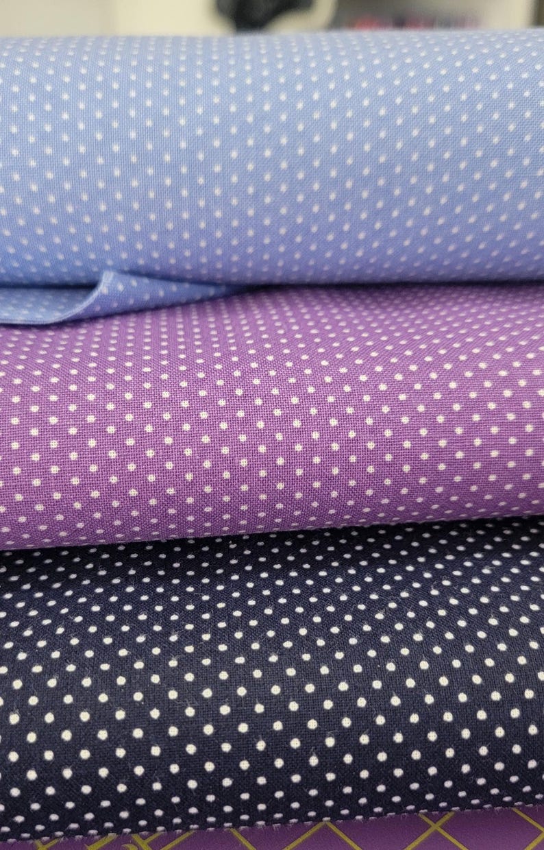 Pin Dot, 100% Cotton Fabric, Blender Dot, Several Colors Available - Etsy