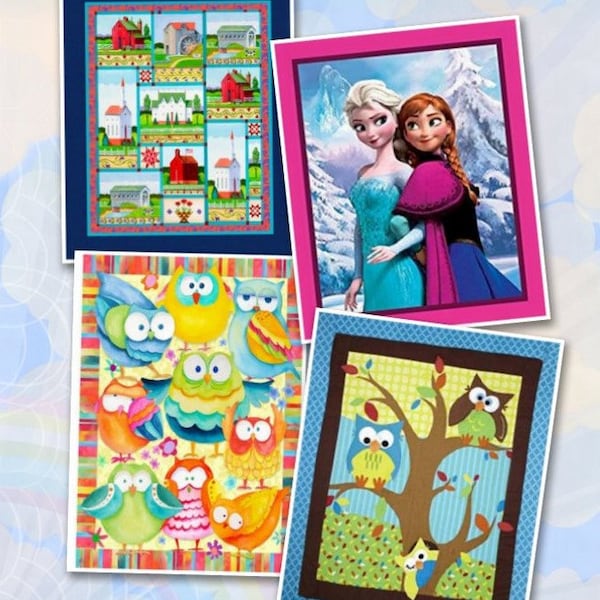 Owl Quilt Panels - Etsy