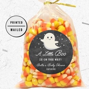 Little Boo on the Way Halloween, Ghost Baby Shower, Halloween Baby ...