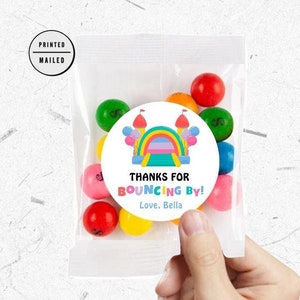 Birthday Stickers, Bounce House Birthday Party, Personalized Birthday ...