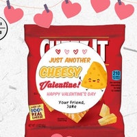 Just Another Cheesy Valentine Tag Valentine's Day Tag Cheese Crackers ...