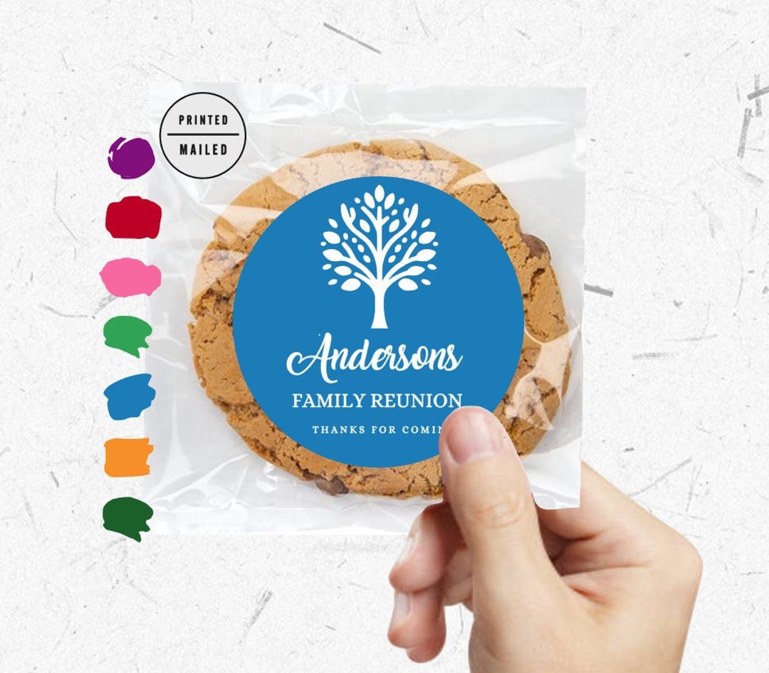 Family Reunion Thank You for Coming Stickers, Family Reunion Family ...