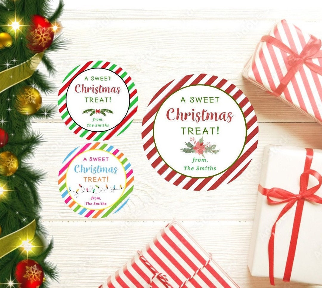 Christmas Baking Labels, Sweet Christmas Baking Label, From the Holiday ...