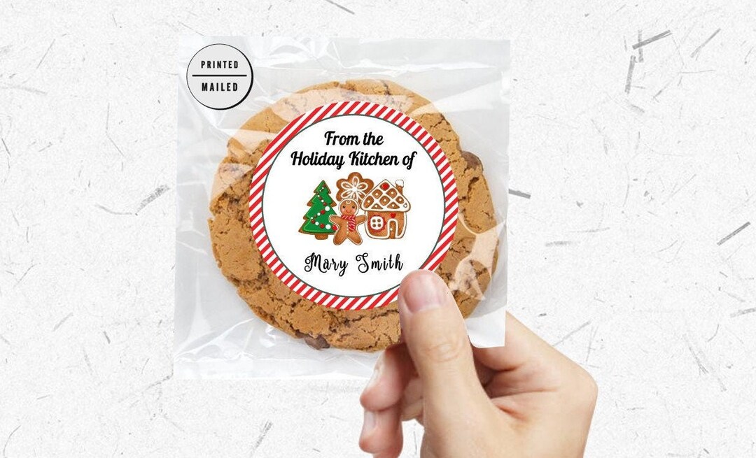 Christmas Baking Labels, From the Holiday Kitchen Of, Baked Goods ...