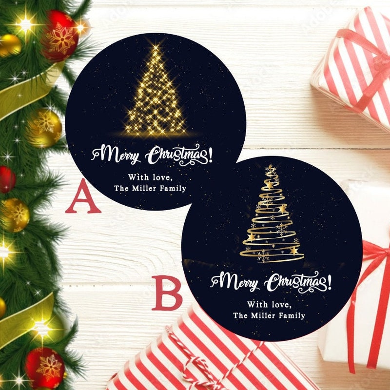 Christmas Tree Label - Etsy