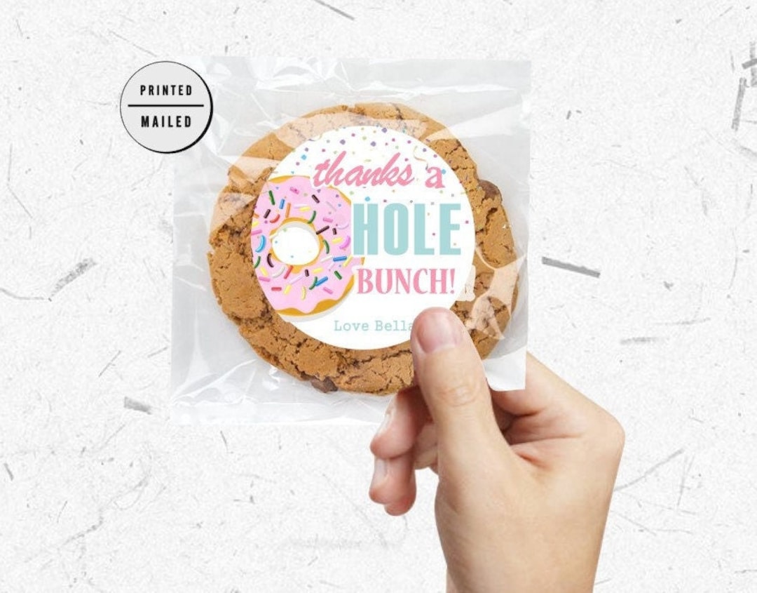 Donut Party, Hole Bunch, Donut Birthday Stickers, Sprinkle Party, Thank ...