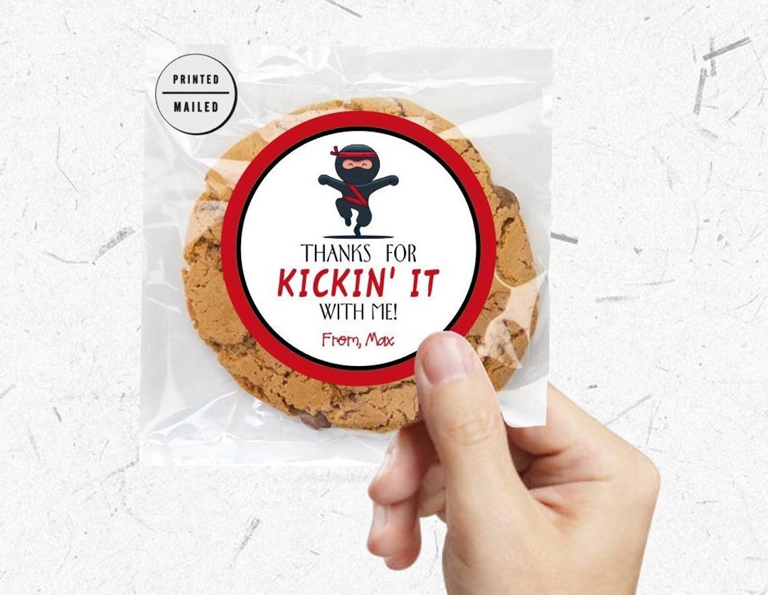 Personalized Ninja Samurai Warrior Birthday, Favor Sticker Labels ...