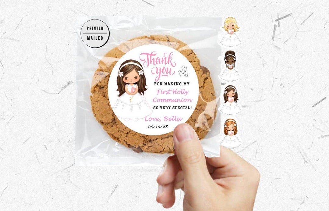 First Communion Sticker, Holy Communion Sticker, Church, Christening ...