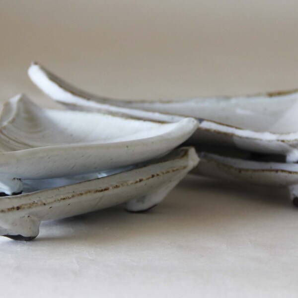 White Triangles - Etsy