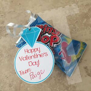 Ring Pop Valentine's Day Tags - Instant Download - Ring Pop Valentines ...