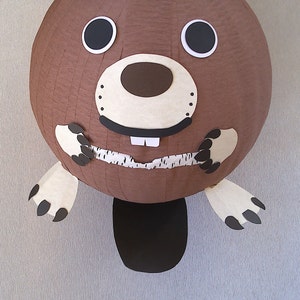 Beaver Pinata With Paper Birch - Etsy