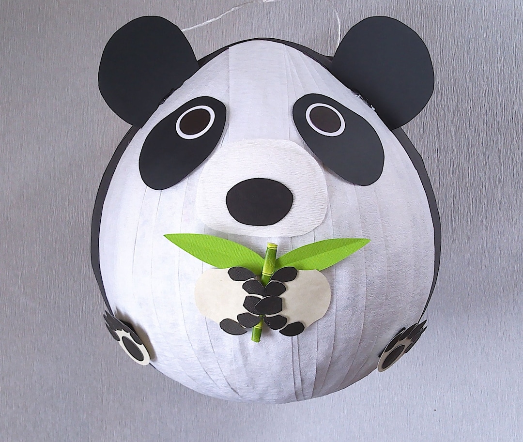 Panda Pinata With Bamboo. Panda Birthday Party. Zoo Party - Etsy