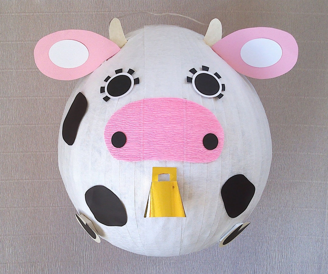 Cow Pinata With Cowbell - Etsy