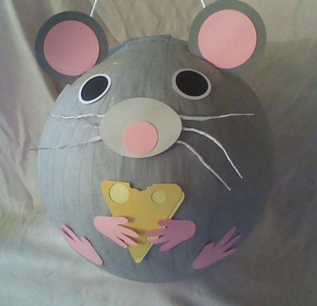 Mouse Pinata. Gray Mouse Pinata With Cheese - Etsy