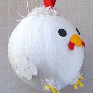 White Chicken Pinata - Etsy