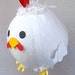 White Chicken Pinata - Etsy