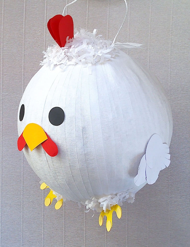 White Chicken Pinata - Etsy