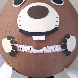Beaver Pinata With Paper Birch - Etsy