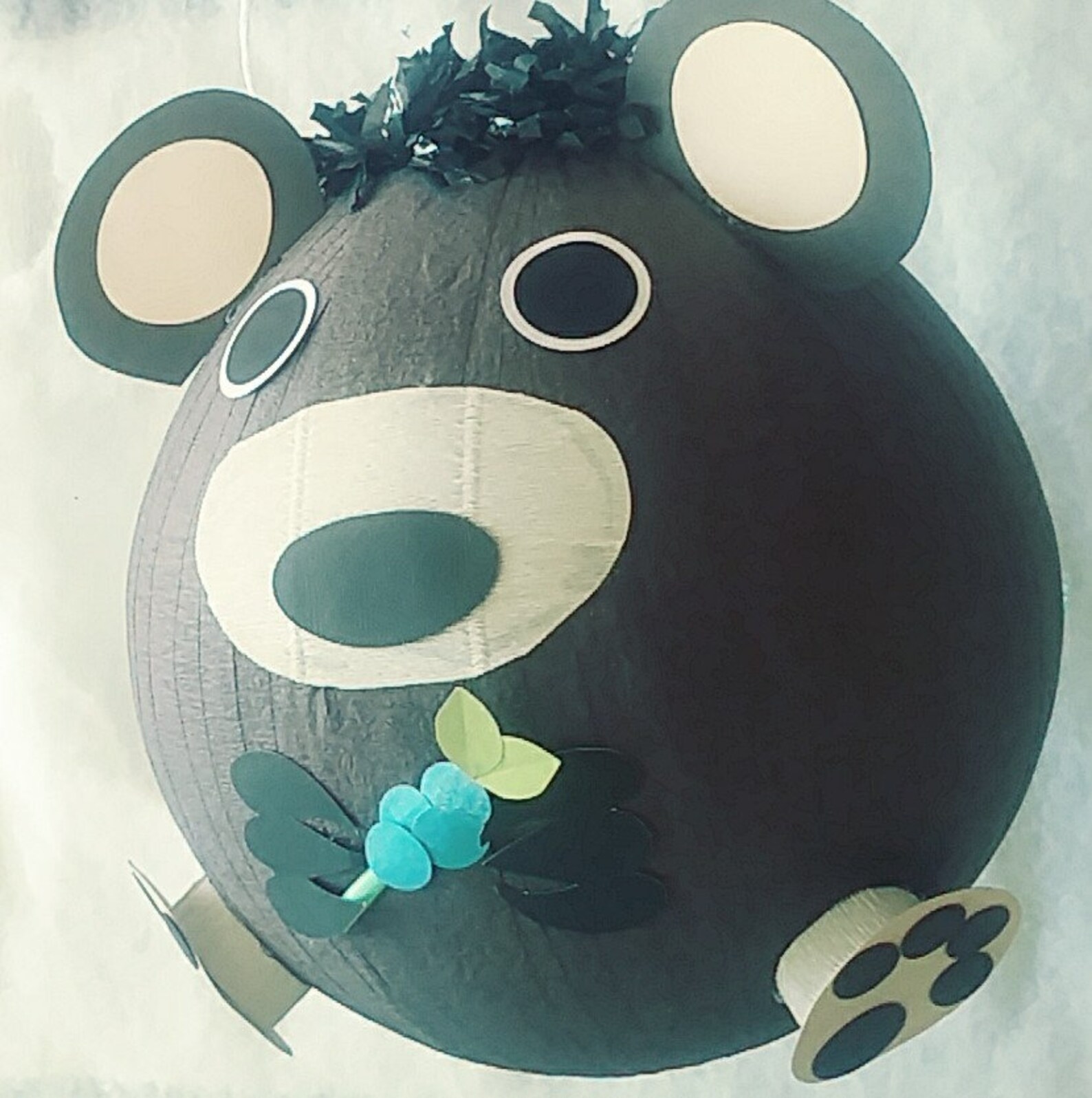 Brown Bear Pinata With Blueberries | Etsy