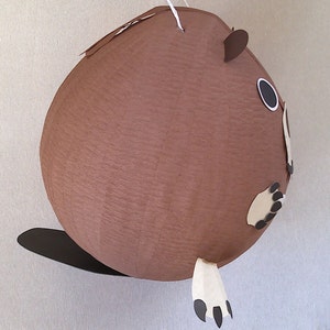Beaver Pinata With Paper Birch - Etsy