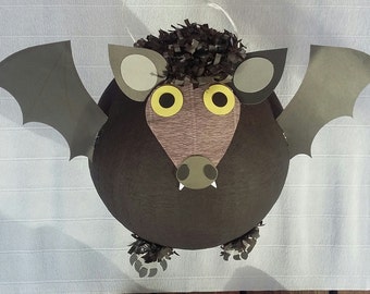Handcrafted Bat Pinata | Halloween Party Game, Centerpiece (24x24x6) - Etsy