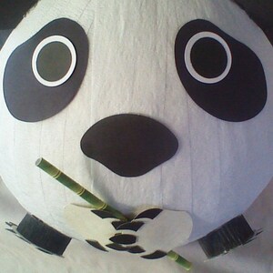 Panda Pinata With Bamboo. Panda Birthday Party. Zoo Party - Etsy