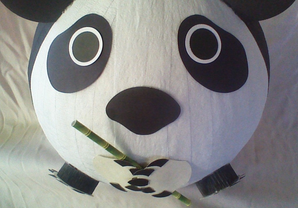 Panda Pinata With Bamboo. Panda Birthday Party. Zoo Party | Etsy