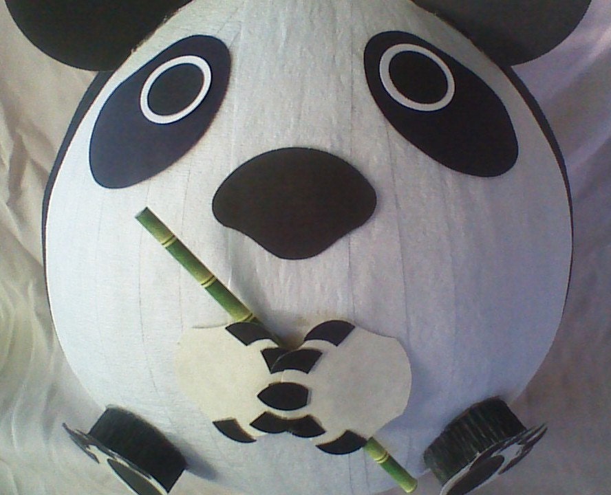 Panda Pinata With Bamboo. Panda Birthday Party. Zoo Party | Etsy