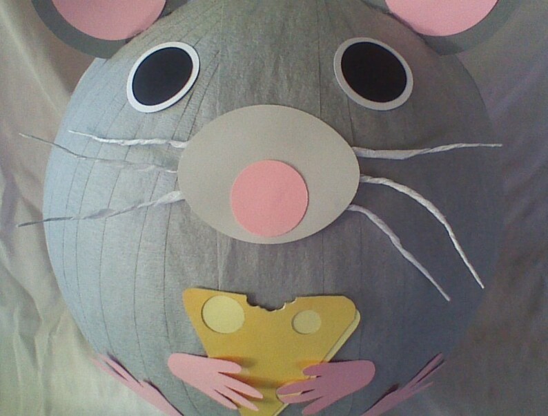 Mouse Pinata. Gray Mouse Pinata With Cheese - Etsy