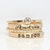 Silver Gold and Rose Gold Stackable Rings // Set of 3 Simple Sterling ...