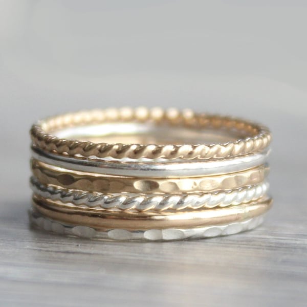 Stacking Ring Set - Etsy