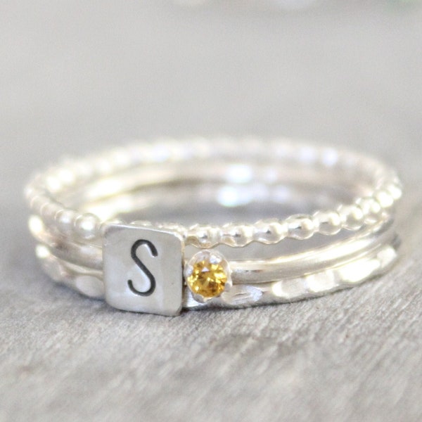 Stackable Mothers Rings - Etsy
