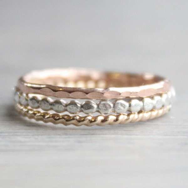 Stackable Rings - Etsy