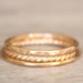 14K Gold Filled Stacking Rings // Set of 3 Simple 14K Gold - Etsy