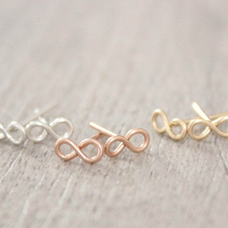 Infinity Earring - Etsy